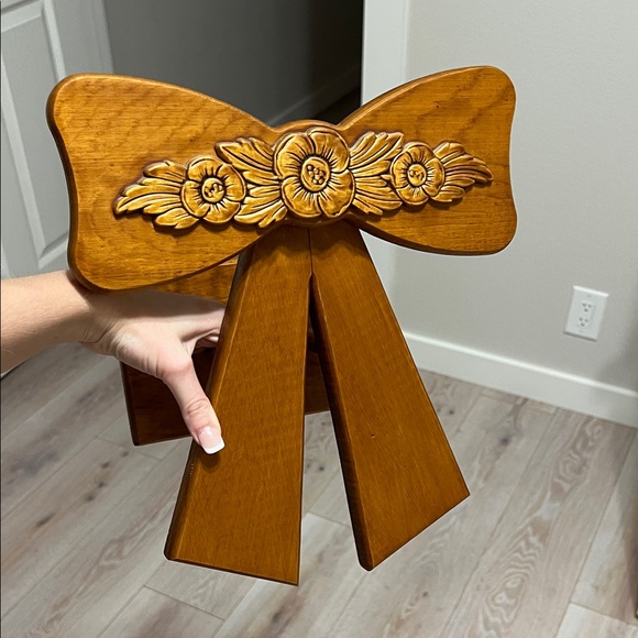 Wall Decor | Wooden Bow Wall Decor | Poshmark